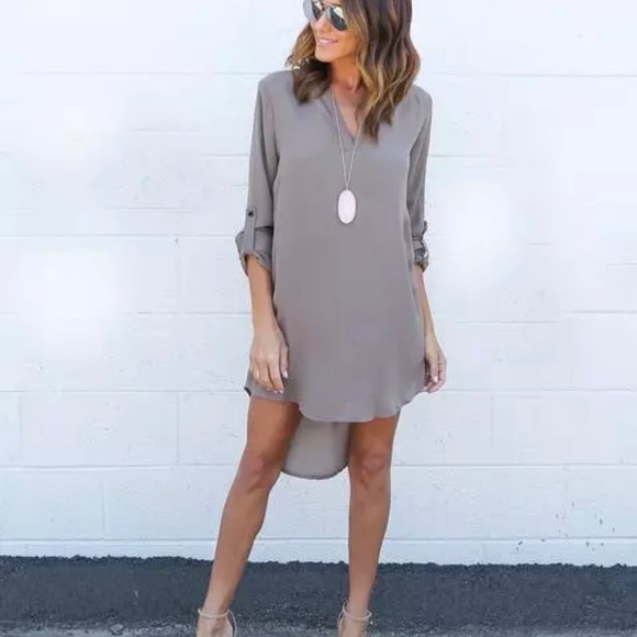 Dresses | Lovely Highlow Shirtdress | Poshmark